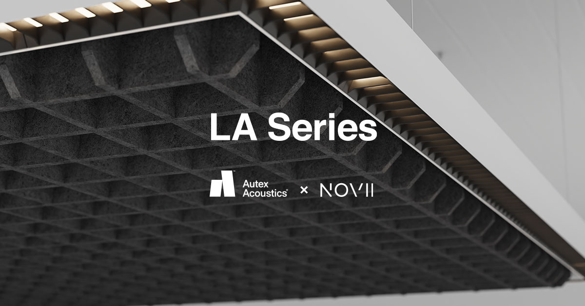 LA Series | Novii x Autex Acoustics - Light and Soundproofing Ceiling ...