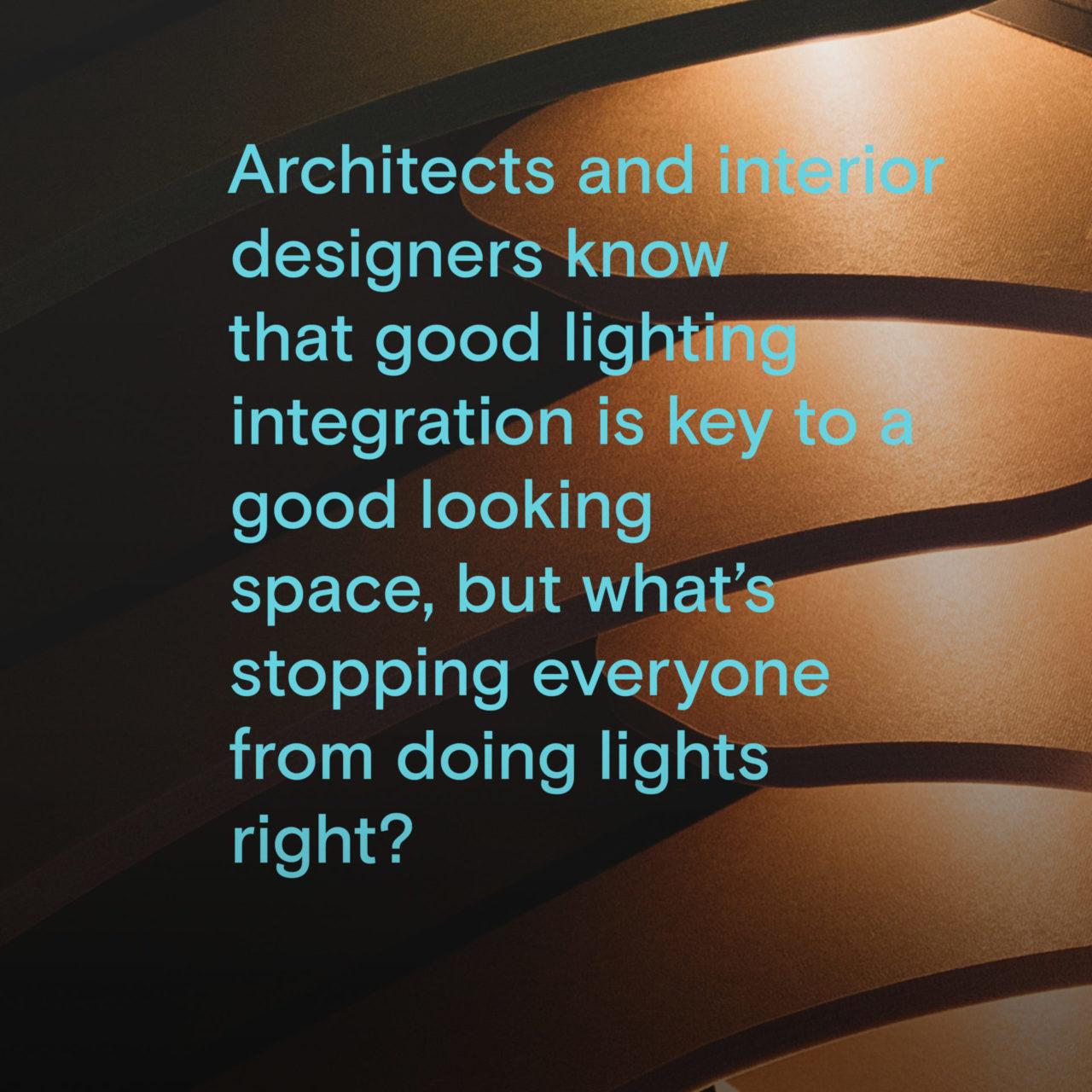 Light Notes - Lighting Integration: The secret to an inviting space ...